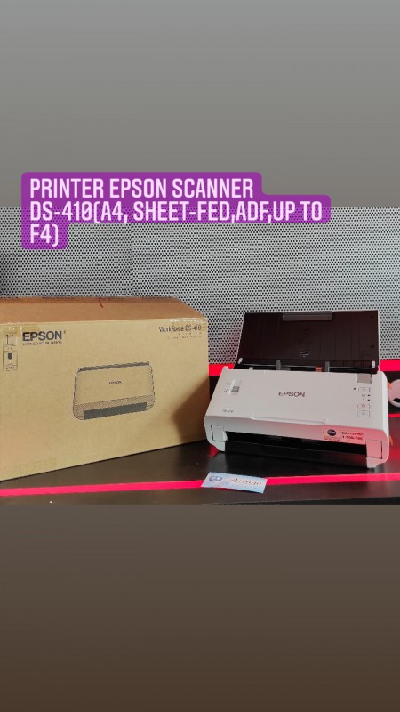 ARINGO - Scanner Epson DS-410(A4, Sheet-fed,ADF,Up to F4)